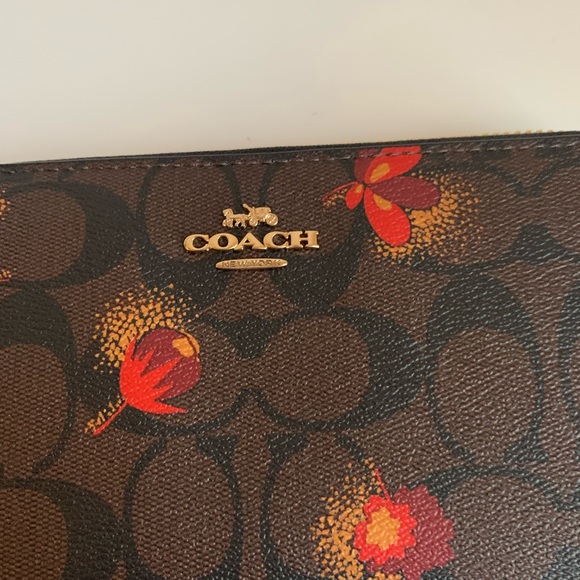 Coach | Bags | Coach Signature Long Zip Around Wallet With Popeyes ...